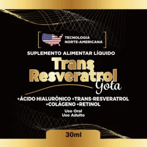Trans Resveratrol Gota - 12 Frascos - Loja Virtual Oficial